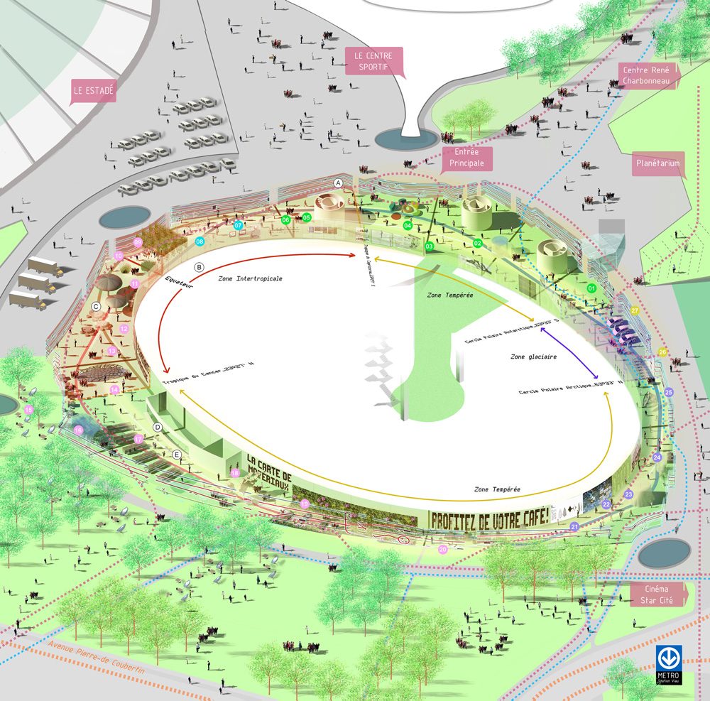 Espace pour la vie - Biodome Design competition | NFOE Inc.